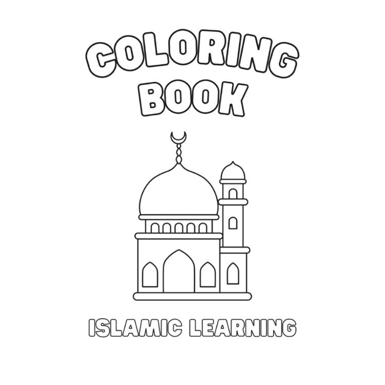 Islamic Coloring and Learning Book for Kids - Happytote